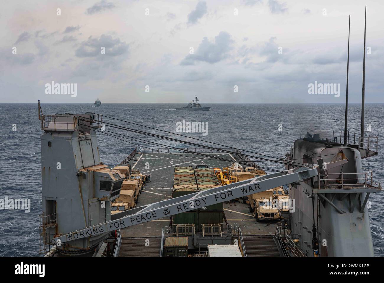 240226-N-ED646-1262 MEDITERRANEAN SEA (Feb. 26, 2024) The Royal Fleet ...