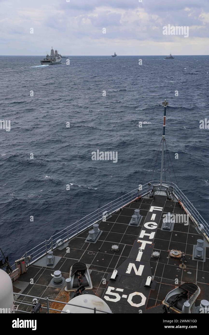 240226-N-ED646-1249- MEDITERRANEAN SEA (Feb. 26, 2024) The Harpers ...