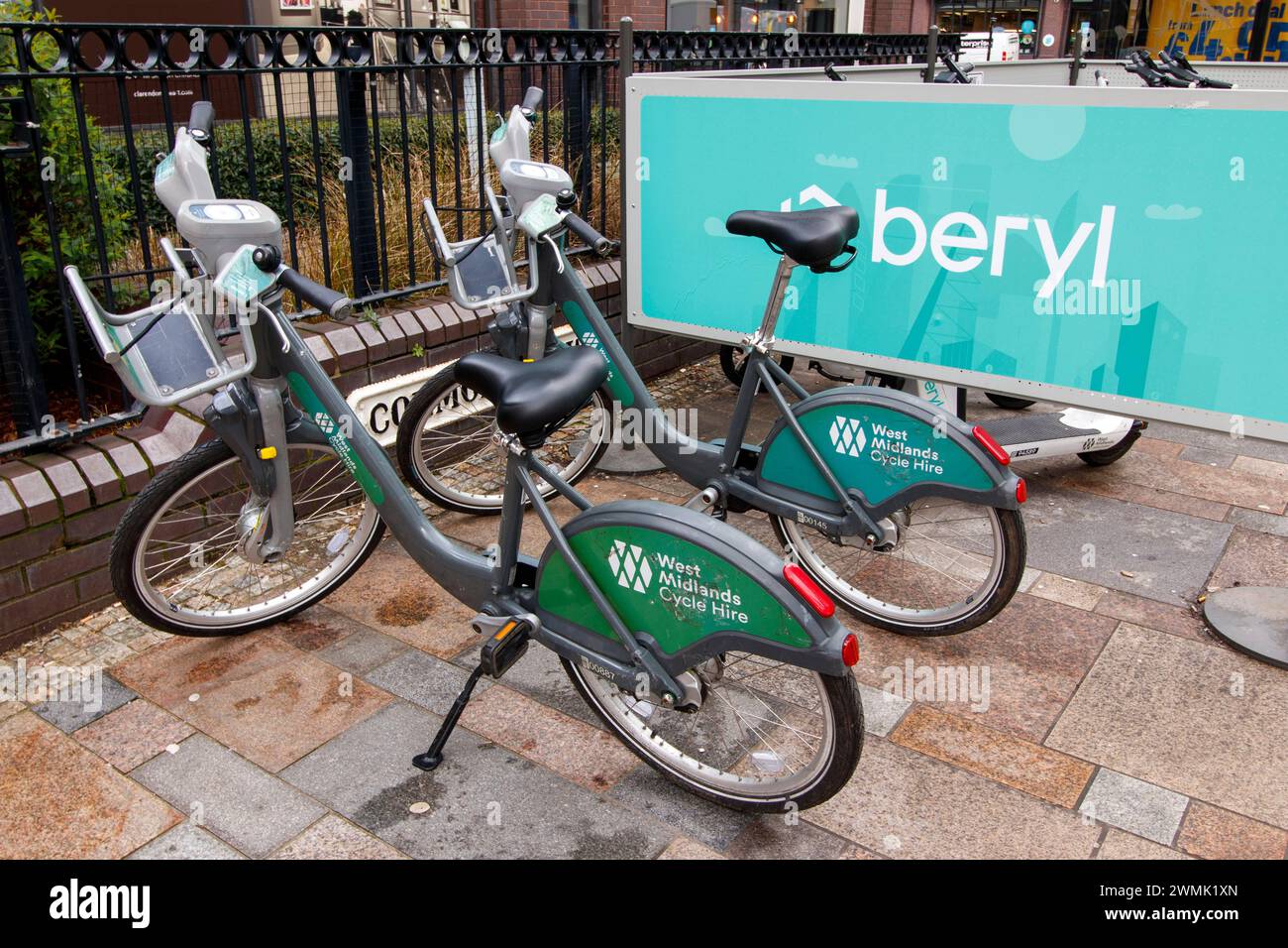 The Beryl bay docking station for bikes and scooters situated on ...