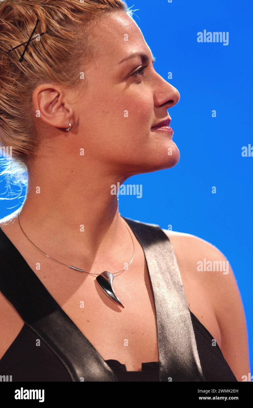 Milan Italy 29/05/2004: Irene Grandi, Italian singer, presenter of the ...