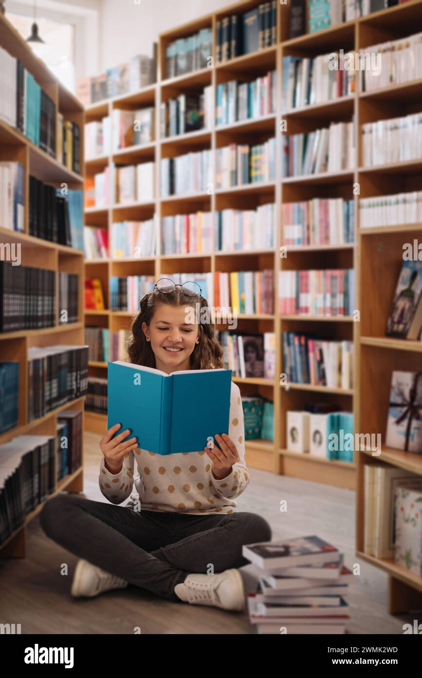 Joy of Reading Stock Photo - Alamy