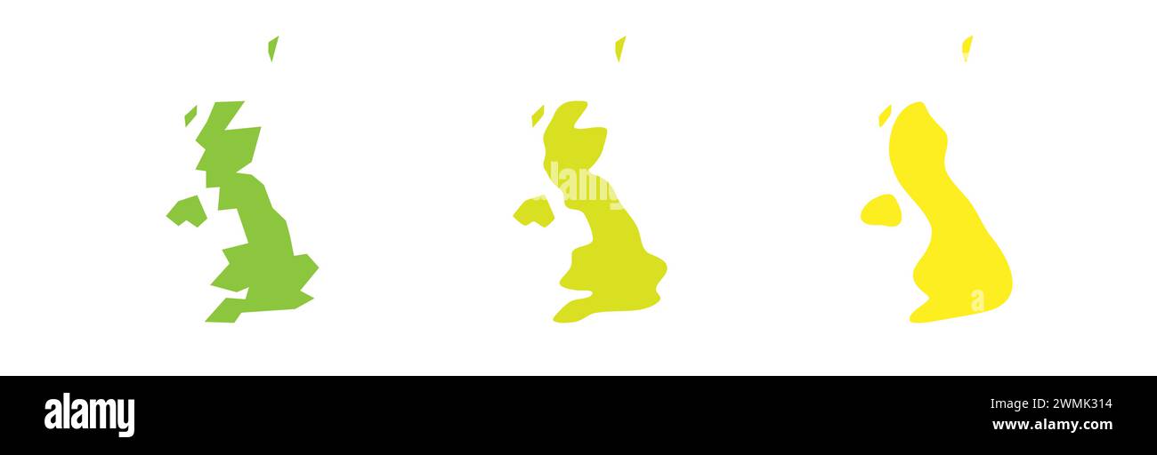 United Kingdom of Great Britain and Northern Ireland country black ...