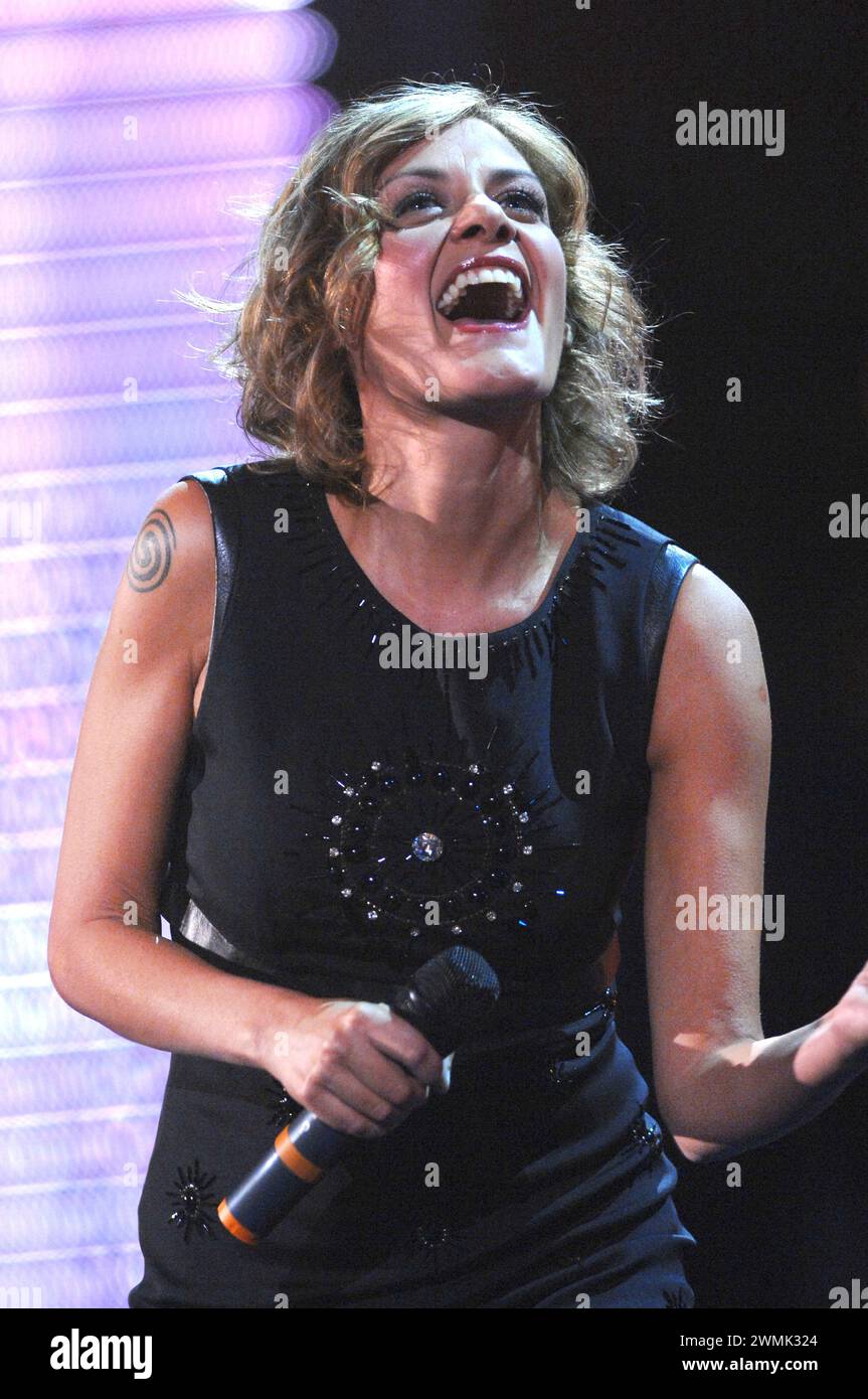 Verona Italy 07/09/2007 : Irene Grandi, Italian singer, during the ...