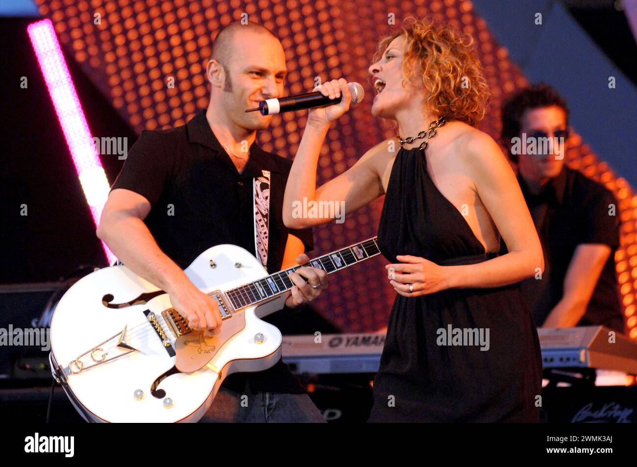 Milan Italy 15/07/2007 : Irene Grandi, Italian singer, during the ...
