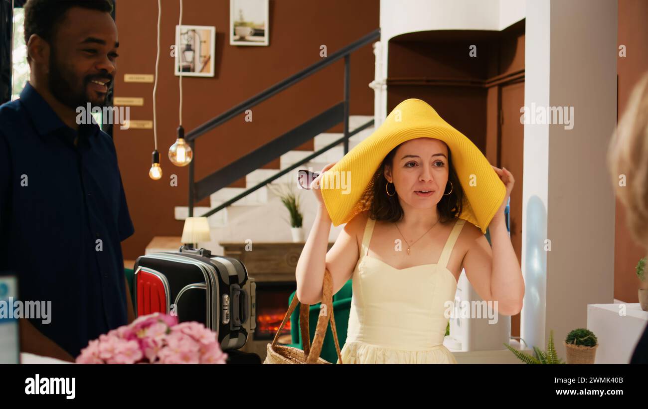 Concierge service fun hi-res stock photography and images - Alamy