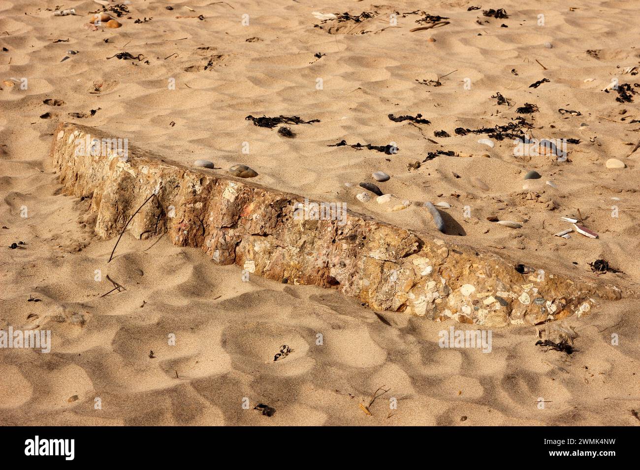 World War II Anti-tank obstacles - Crimdon Dene Beach, County Durham ...