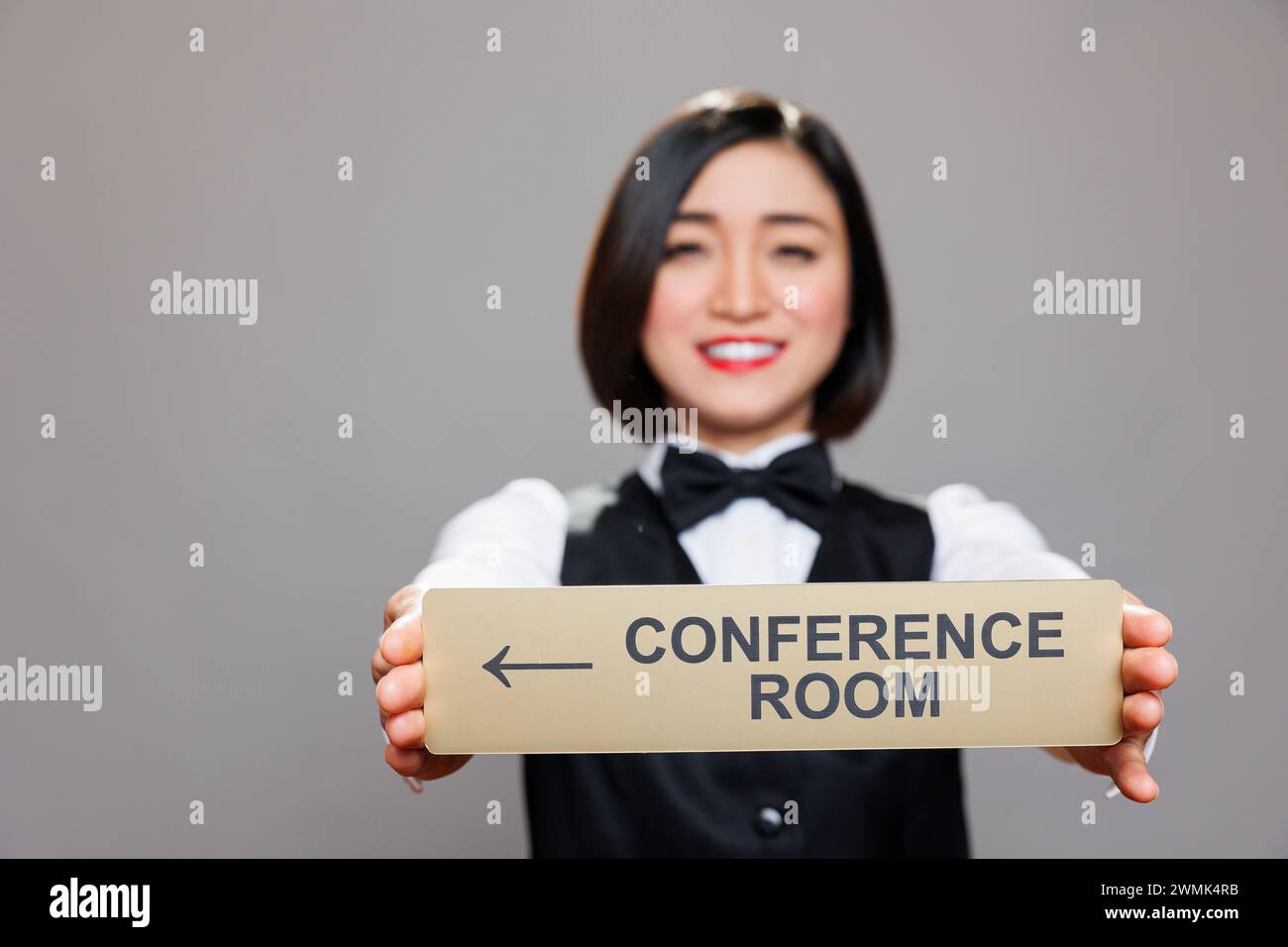 Receptionist showing hotel room hi-res stock photography and images - Alamy