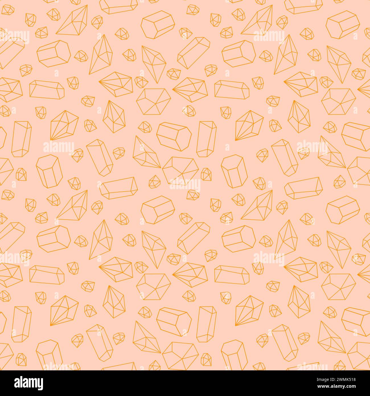 Summer cartoon geometric seamless crystals pattern for fabrics and ...