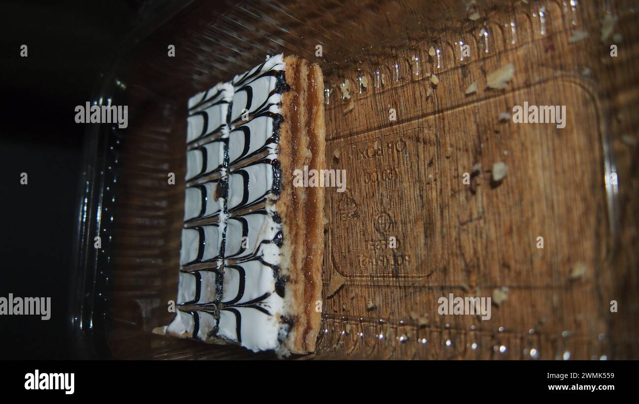 Mille feuille food street dessert, Napoleon Pastry Sheets Stock Photo ...