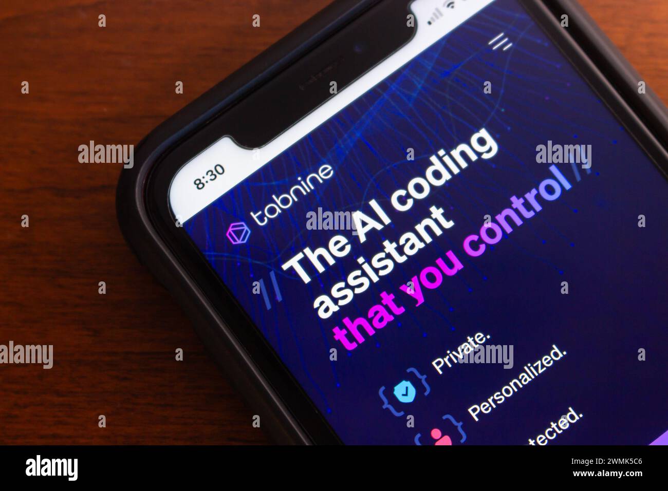 Website Of Tabnine Ai An Ai Tool That Enhances Coding Productivity And Efficiency Through Code