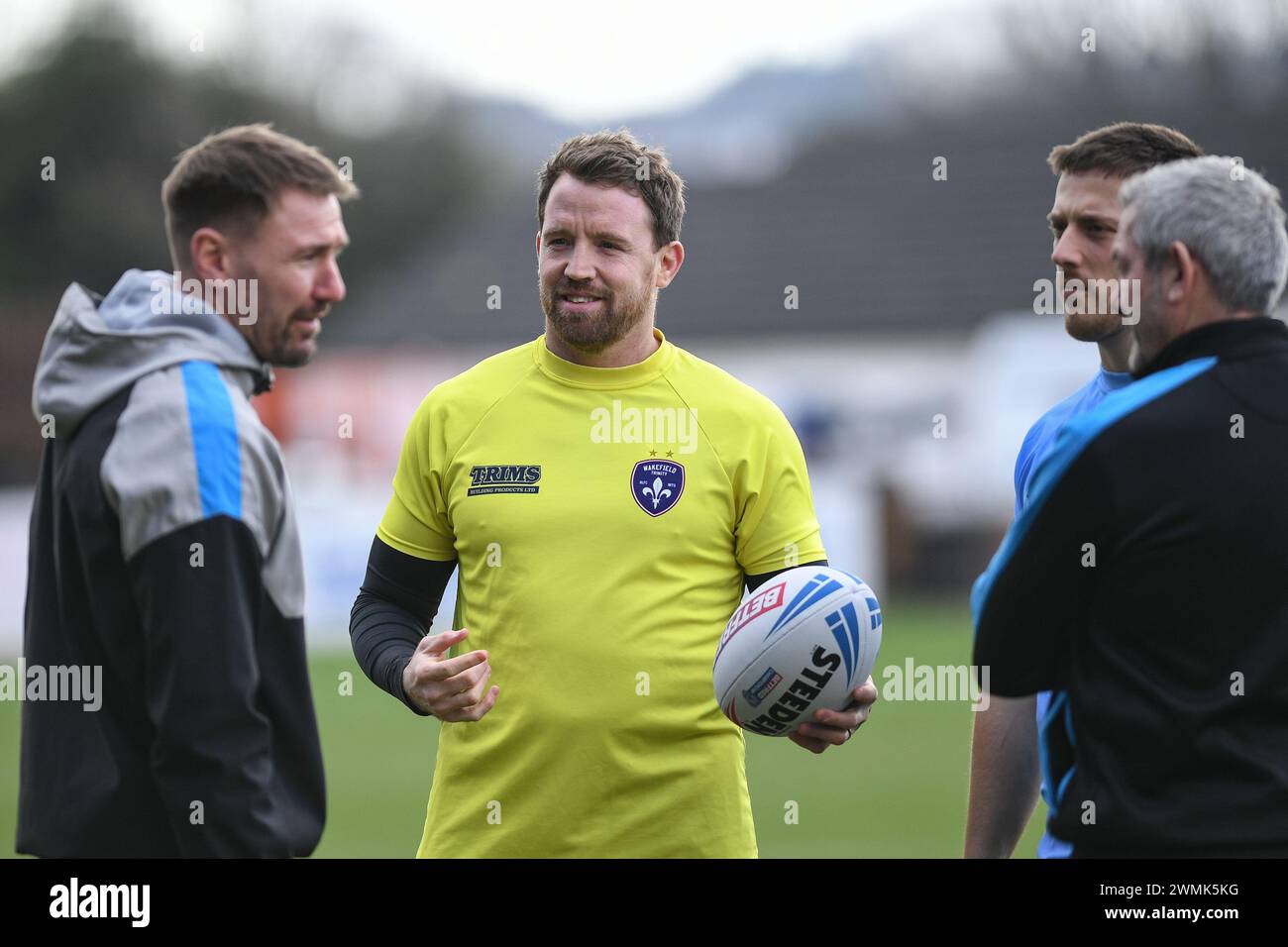 Wakefield, England - 25th February 2024 - Danny Kirmond assistant coach ...