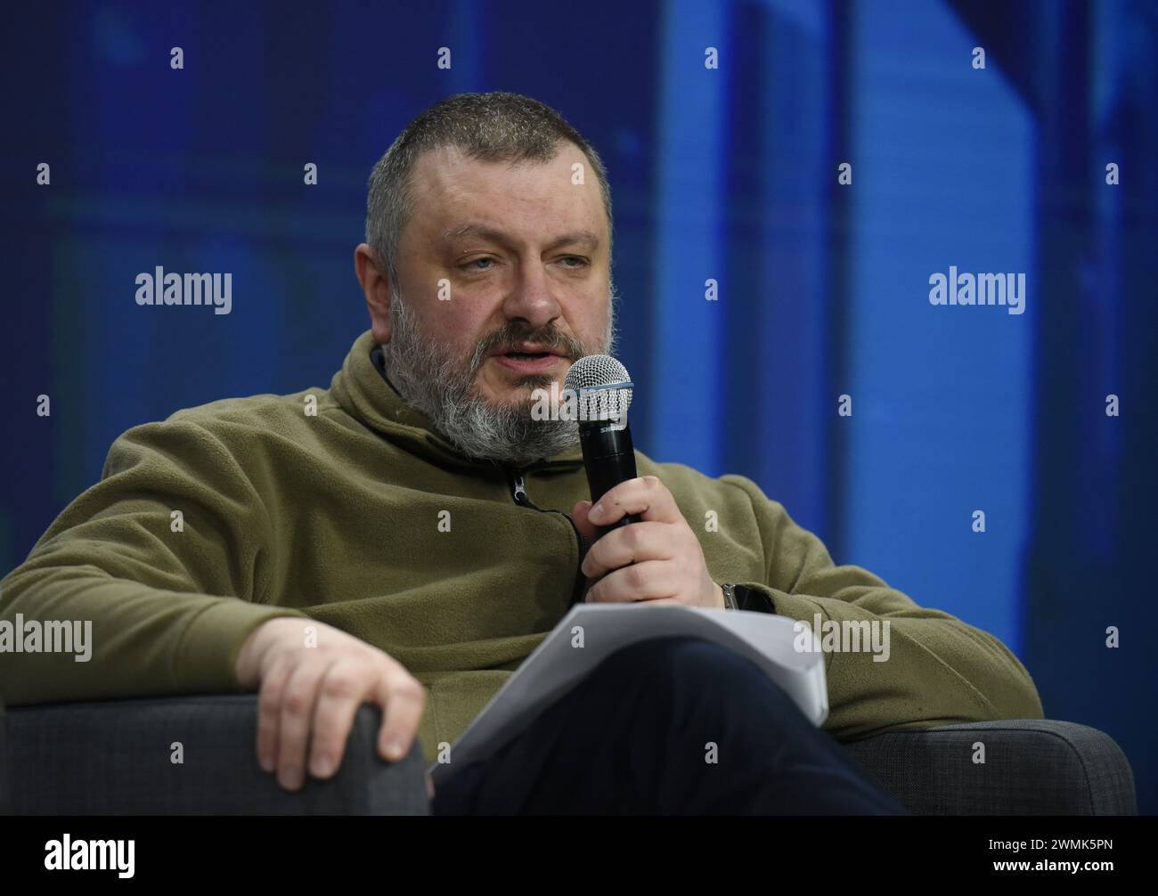 KYIV, UKRAINE - FEBRUARY 25, 2024 - Head of the Foreign Intelligence ...