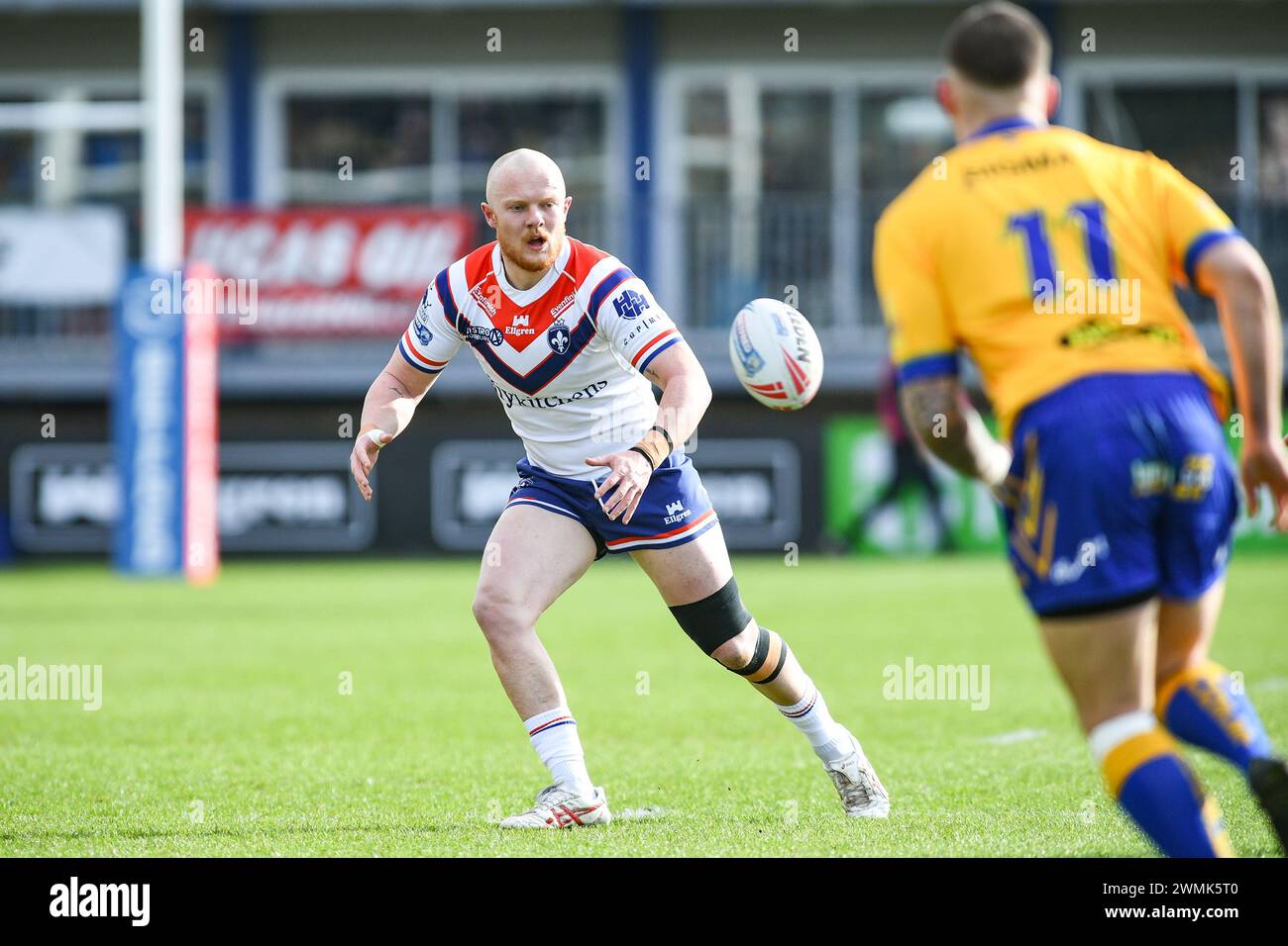 Wakefield, England - 25th February 2024 - Wakefield Trinity's Toby ...