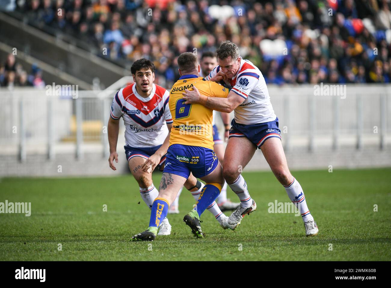 Wakefield, England - 25th February 2024 - Wakefield Trinity's Matty ...