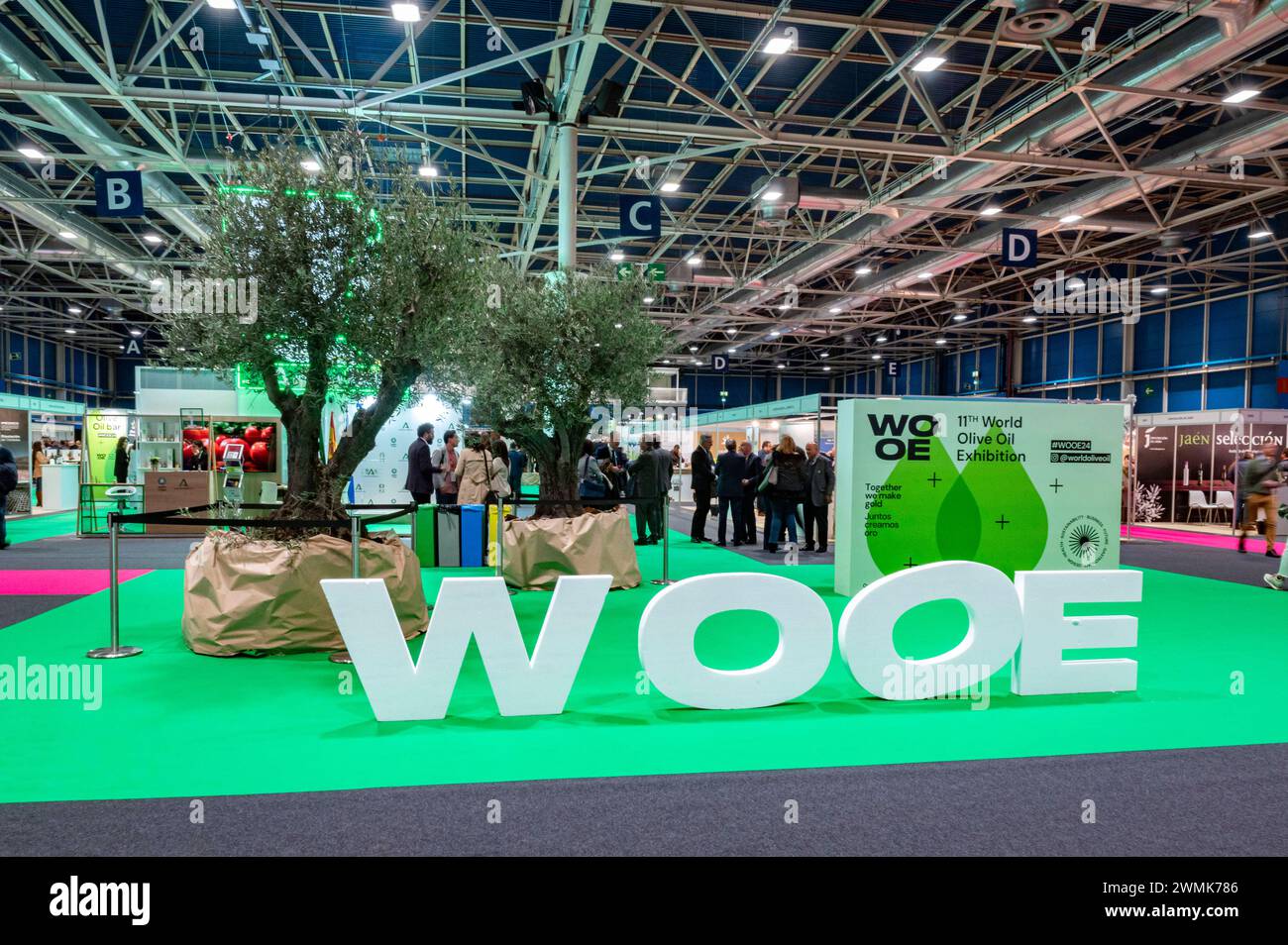 World Olive Oil Exhibition in Madrid, Spain A general view of the 11th ...