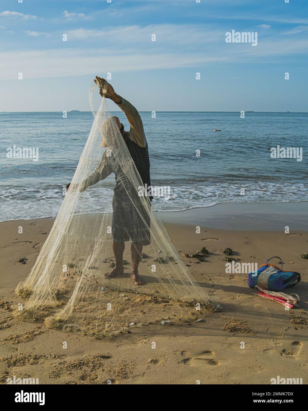 Balikpapan, Indonesia - January 28th, 2024. a calming sea and good ...