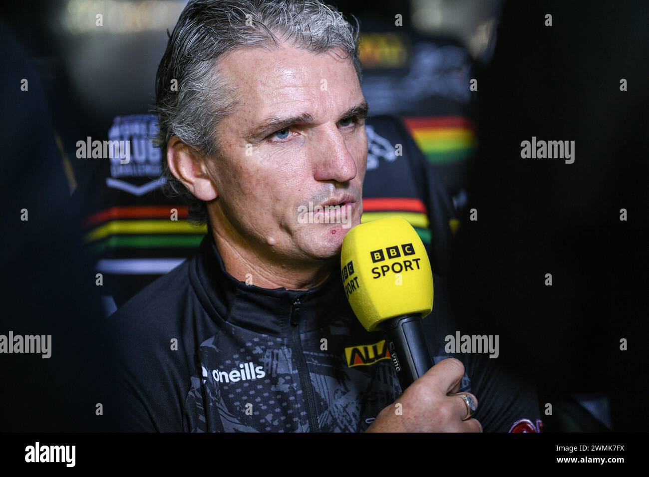 Wigan, England - 24th February 2024 - Ivan Cleary Head Coach of Penrith ...