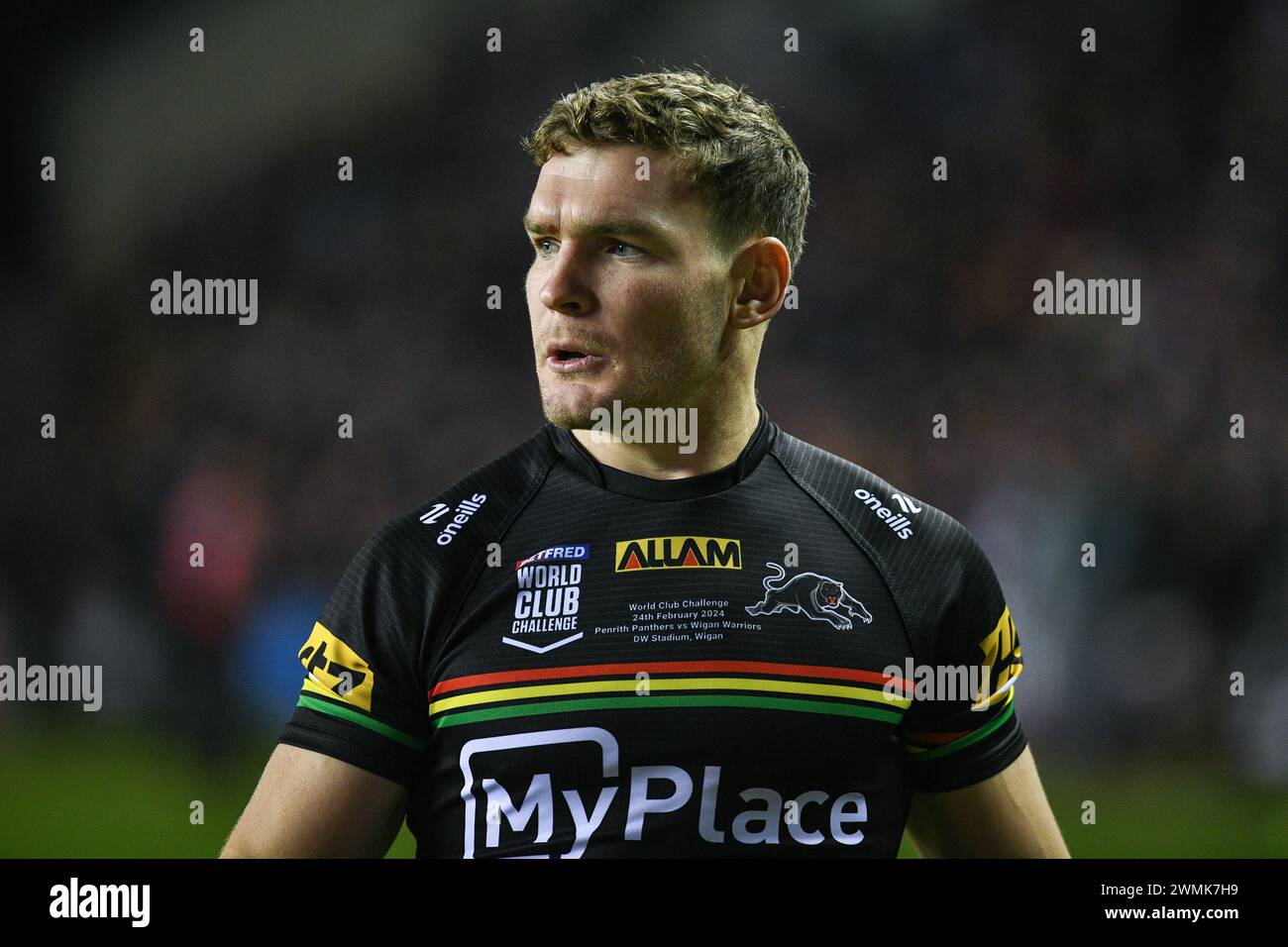 Wigan, England - 24th February 2024 - Liam Martin of Penrith Panthers ...