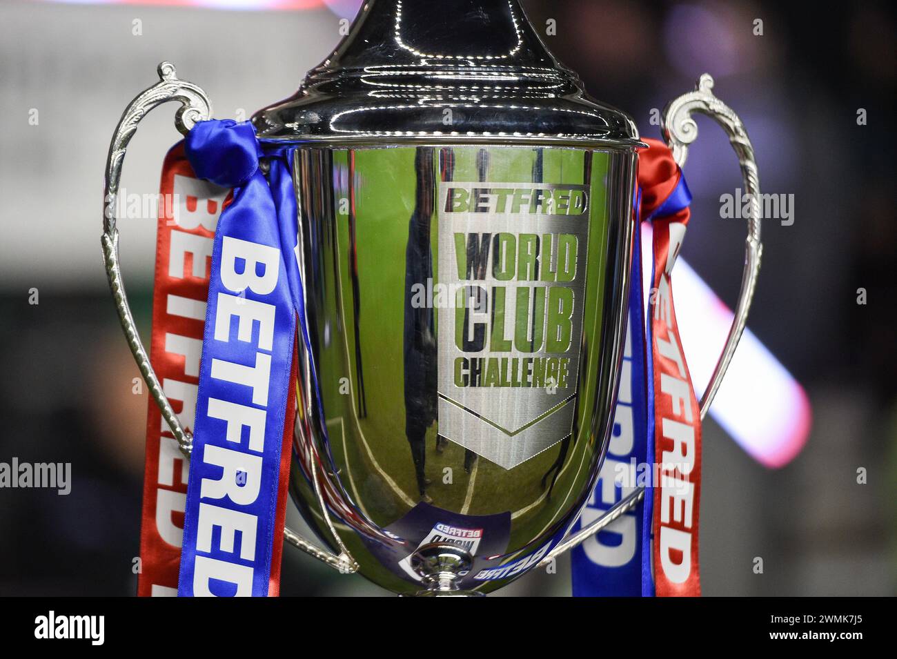 Wigan, England - 24th February 2024 - Trophy. Rugby League Betfred ...
