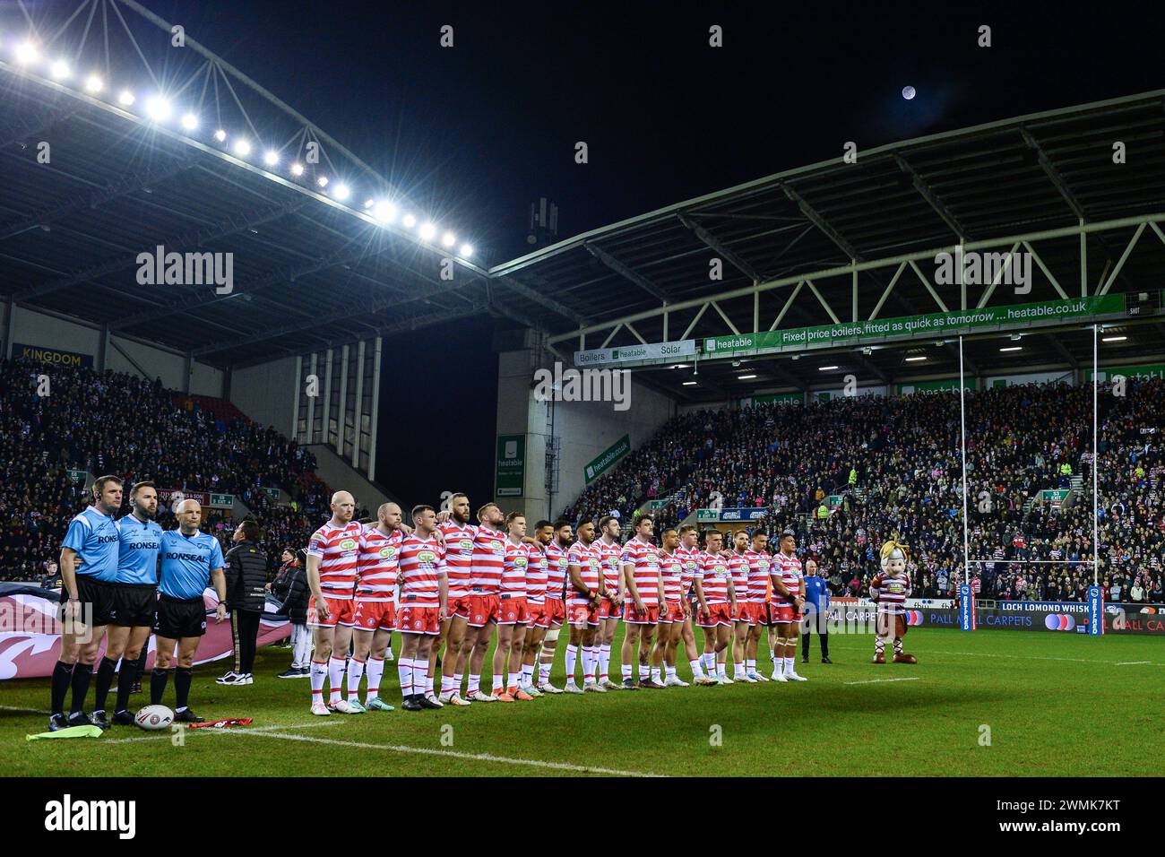 Wigan, England - 24th February 2024 - Wigan Warriors squad. Rugby ...