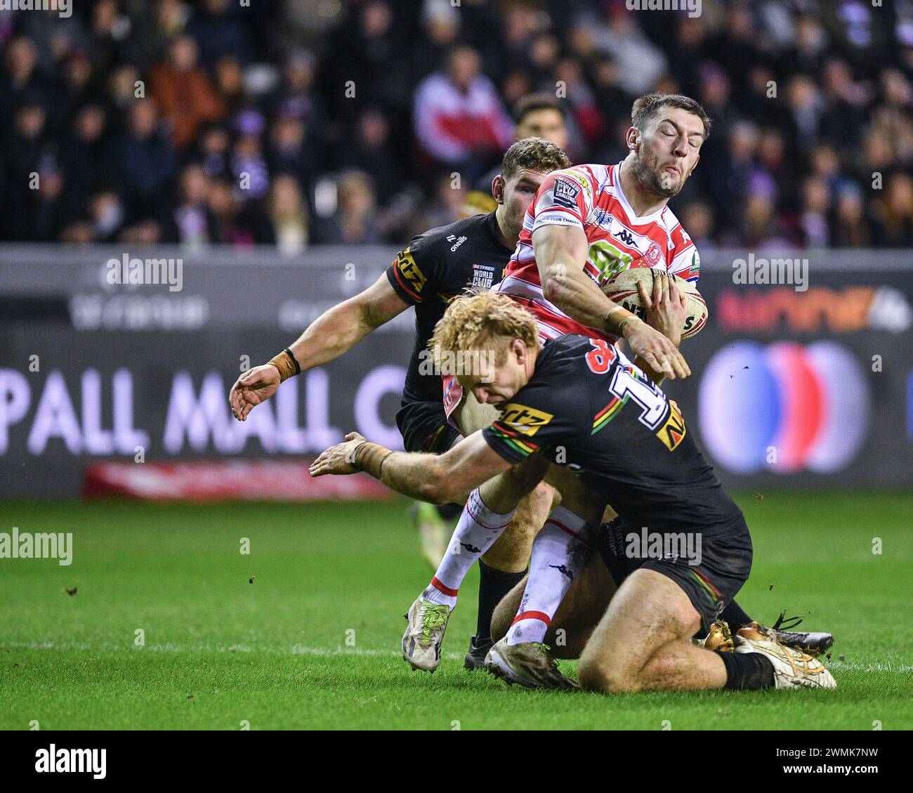 Wigan, England - 24th February 2024 - Jake Wardle of Wigan Warriors ...