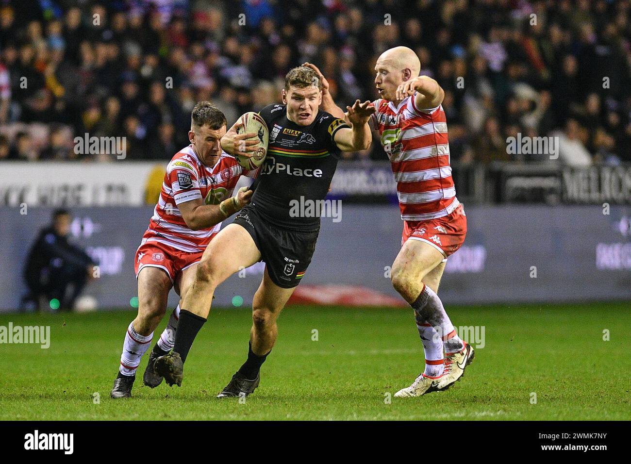 Wigan, England - 24th February 2024 - Liam Martin of Penrith Panthers ...