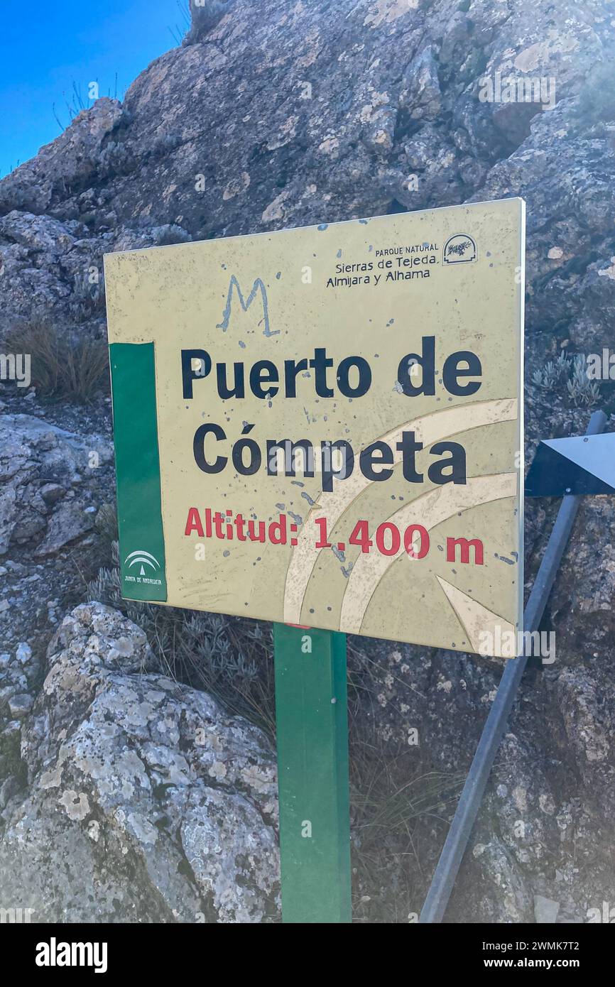 NATURAL PARK OF TEJEDA, ALMIJARA AND ALHAMA, SPAIN - NOVEMBER 5, 2023 ...