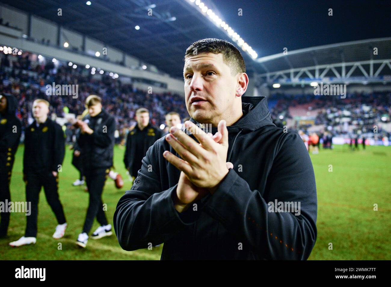 Wigan, England - 24th February 2024 - Matt Peet Head Coach of Wigan ...