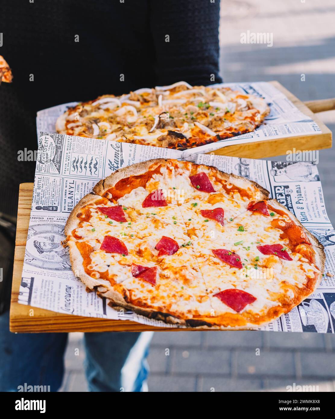 True Italian pizza from Naples, made with sourdough and fresh natural ...