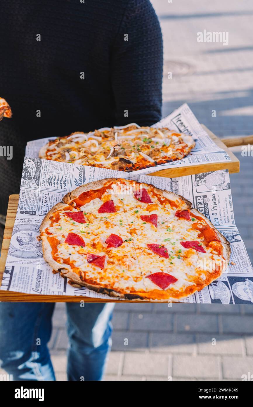 True Italian pizza from Naples, made with sourdough and fresh natural ...