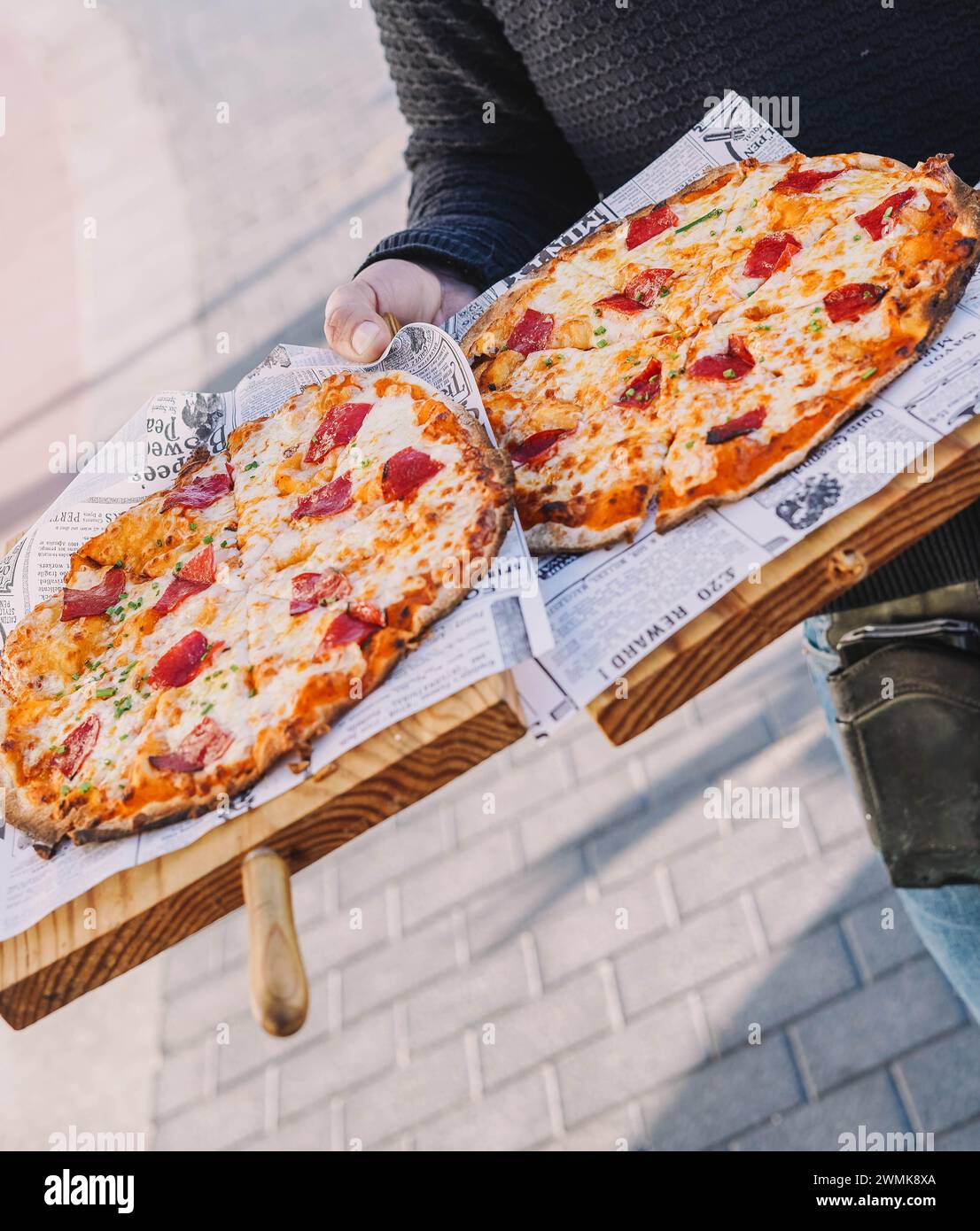 True Italian pizza from Naples, made with sourdough and fresh natural ...