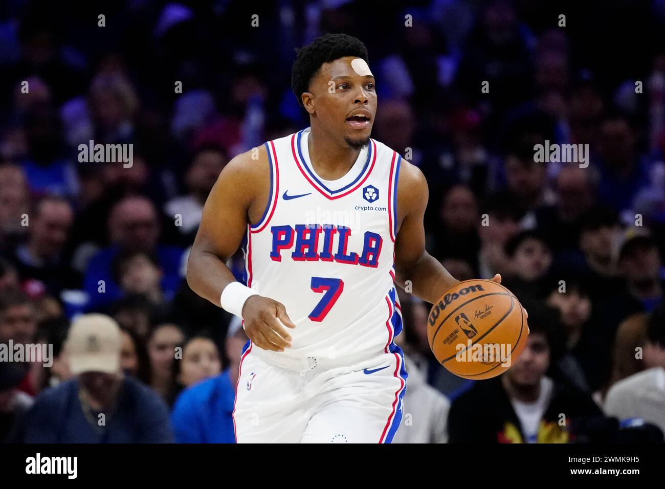 Philadelphia 76ers' Kyle Lowry in action an NBA basketball game, Sunday ...