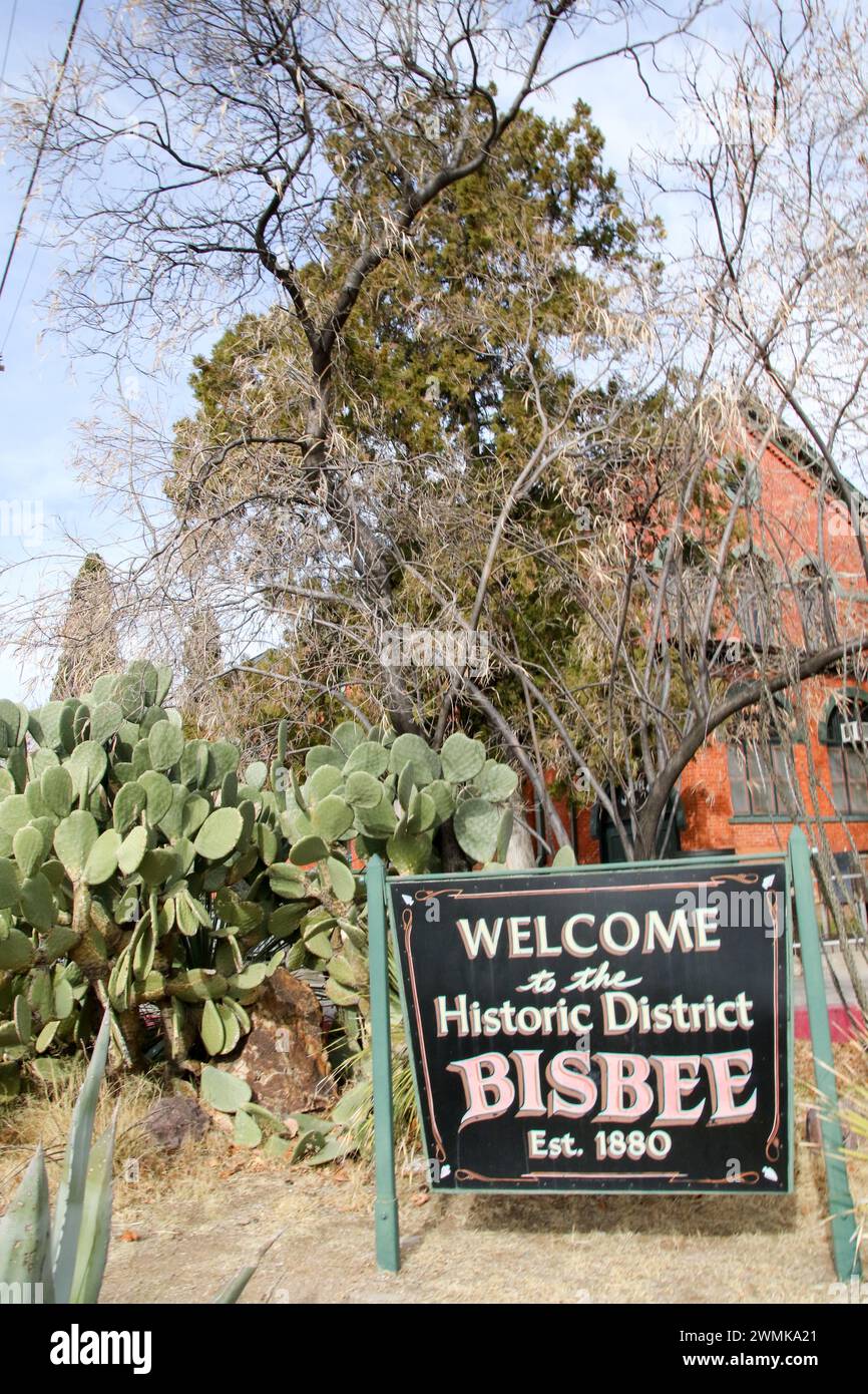 Historic District, Bisbee, Arizona Stock Photo - Alamy