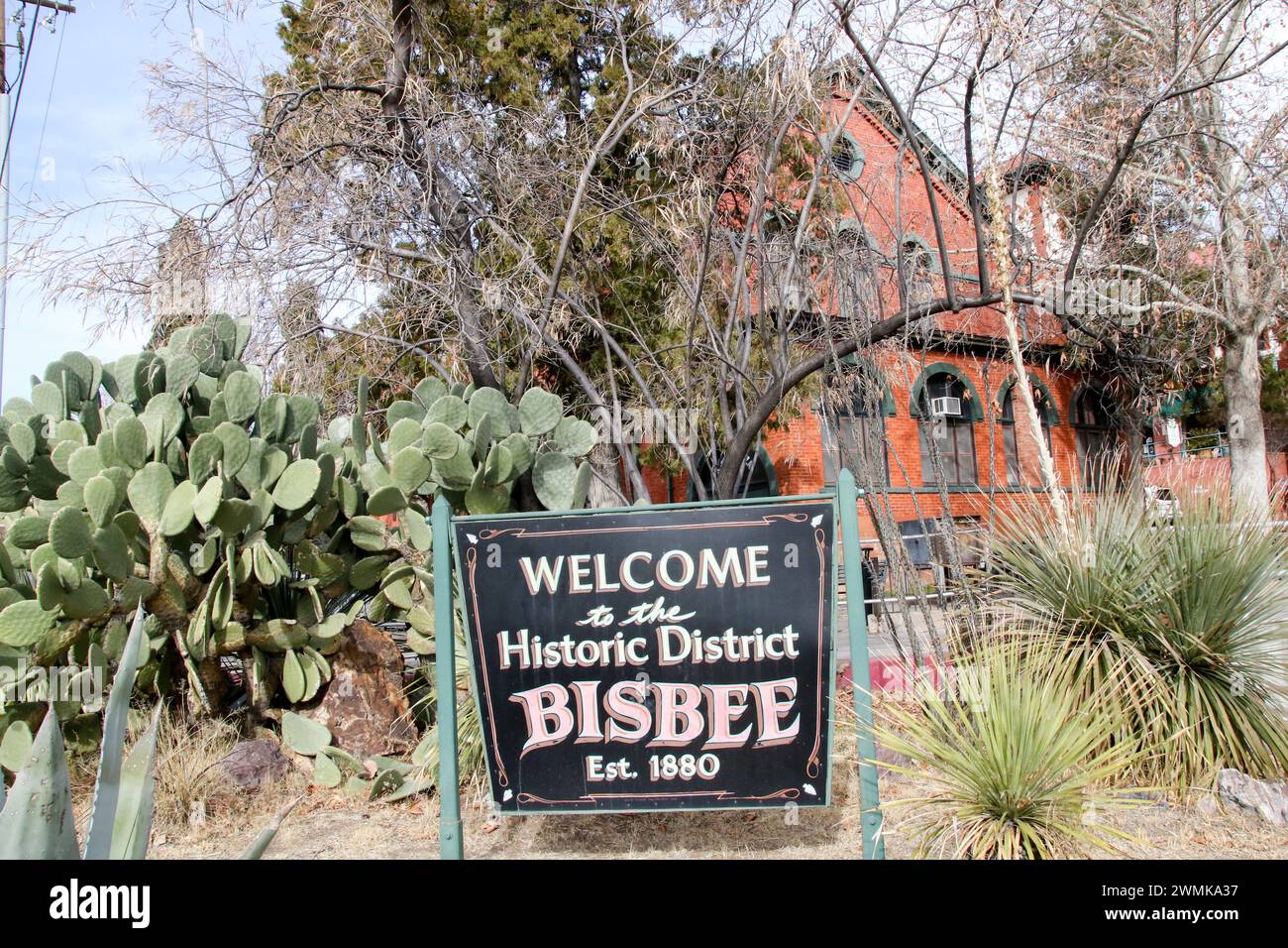 Historic District, Bisbee, Arizona Stock Photo - Alamy