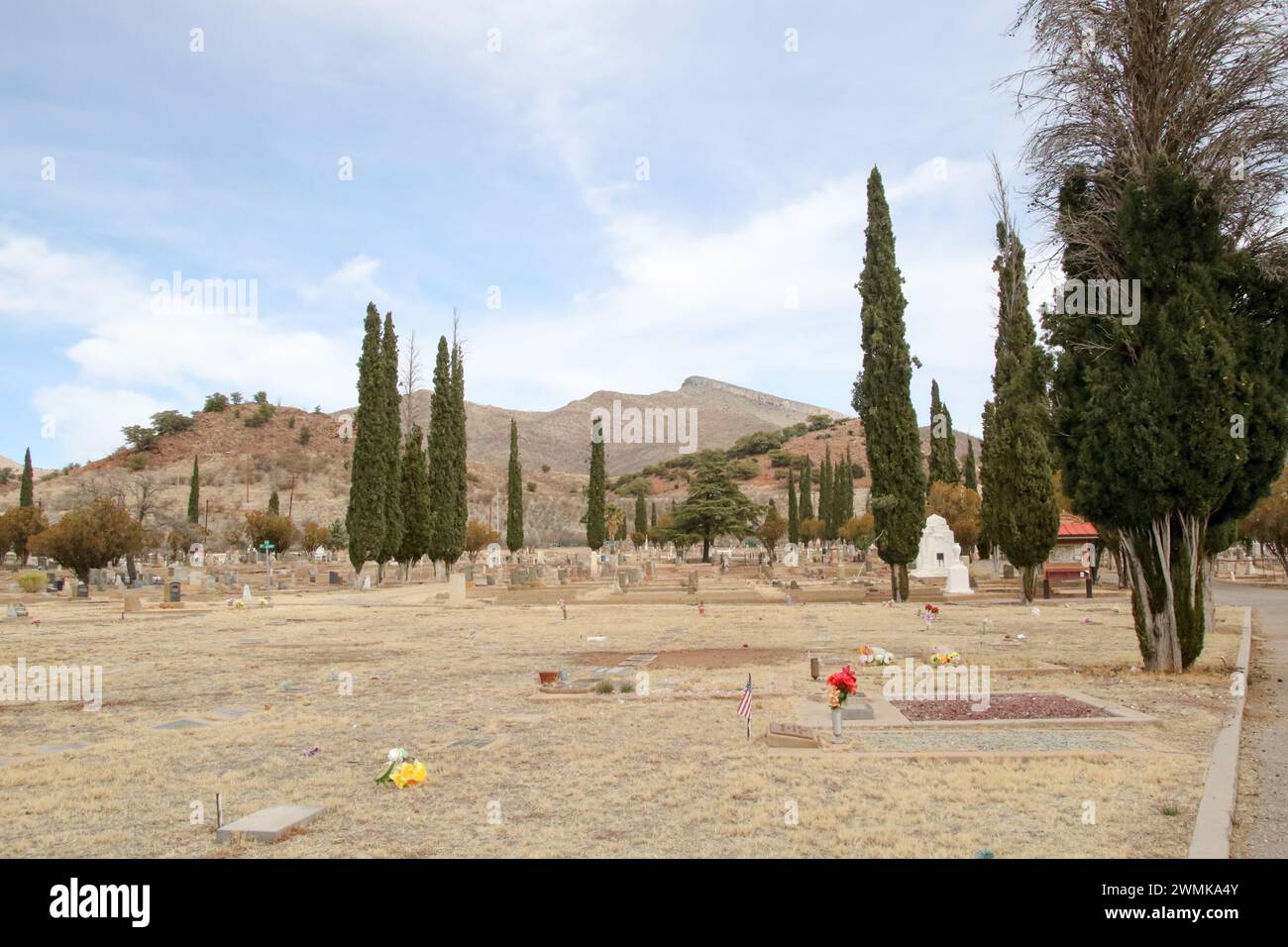 Evergreen Cemetery, Bisbee, Arizona Stock Photo - Alamy