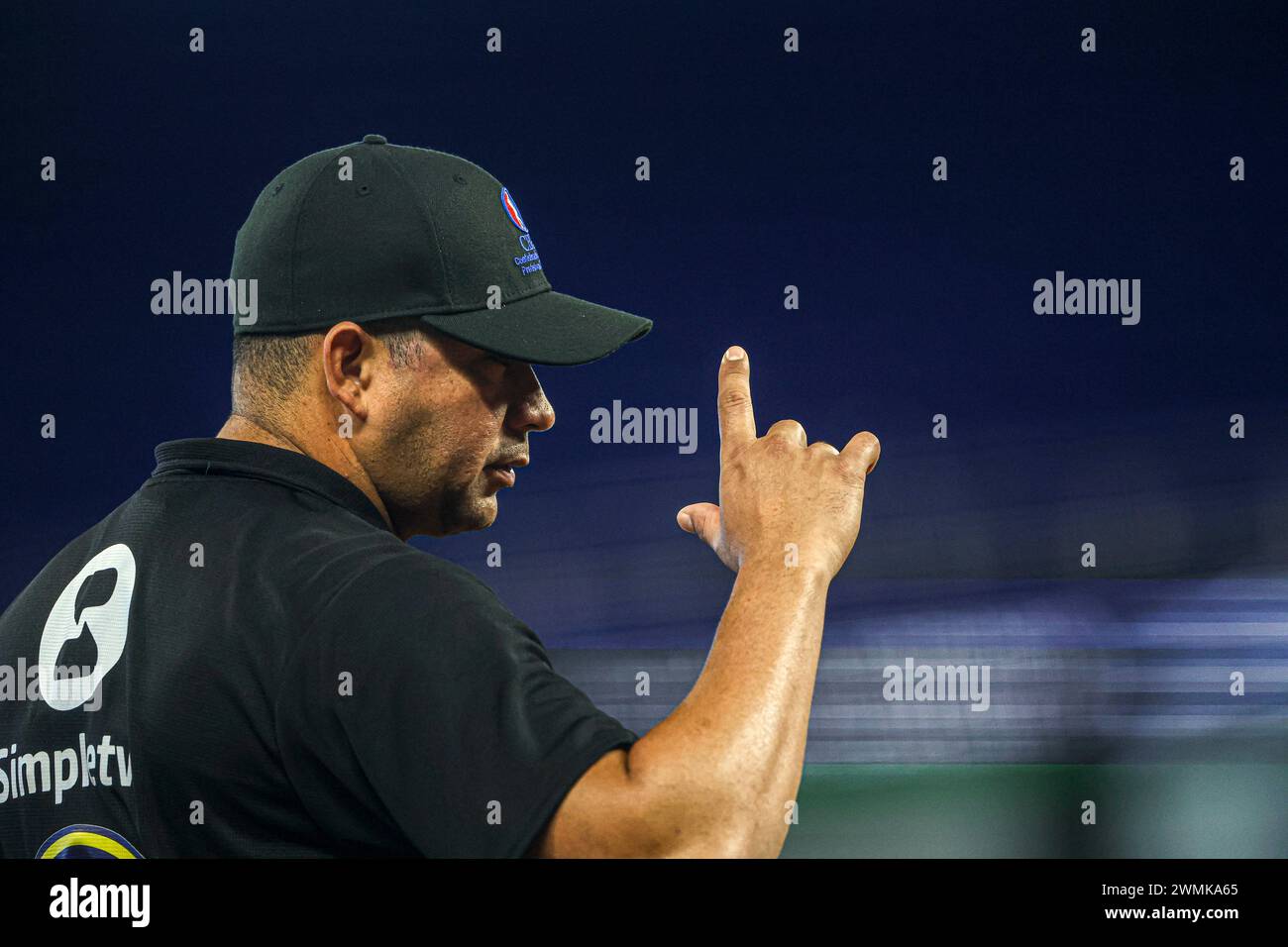 MIAMI, FLORIDA - FEBRUARY 2: Ampayer, umpire , during a game between ...