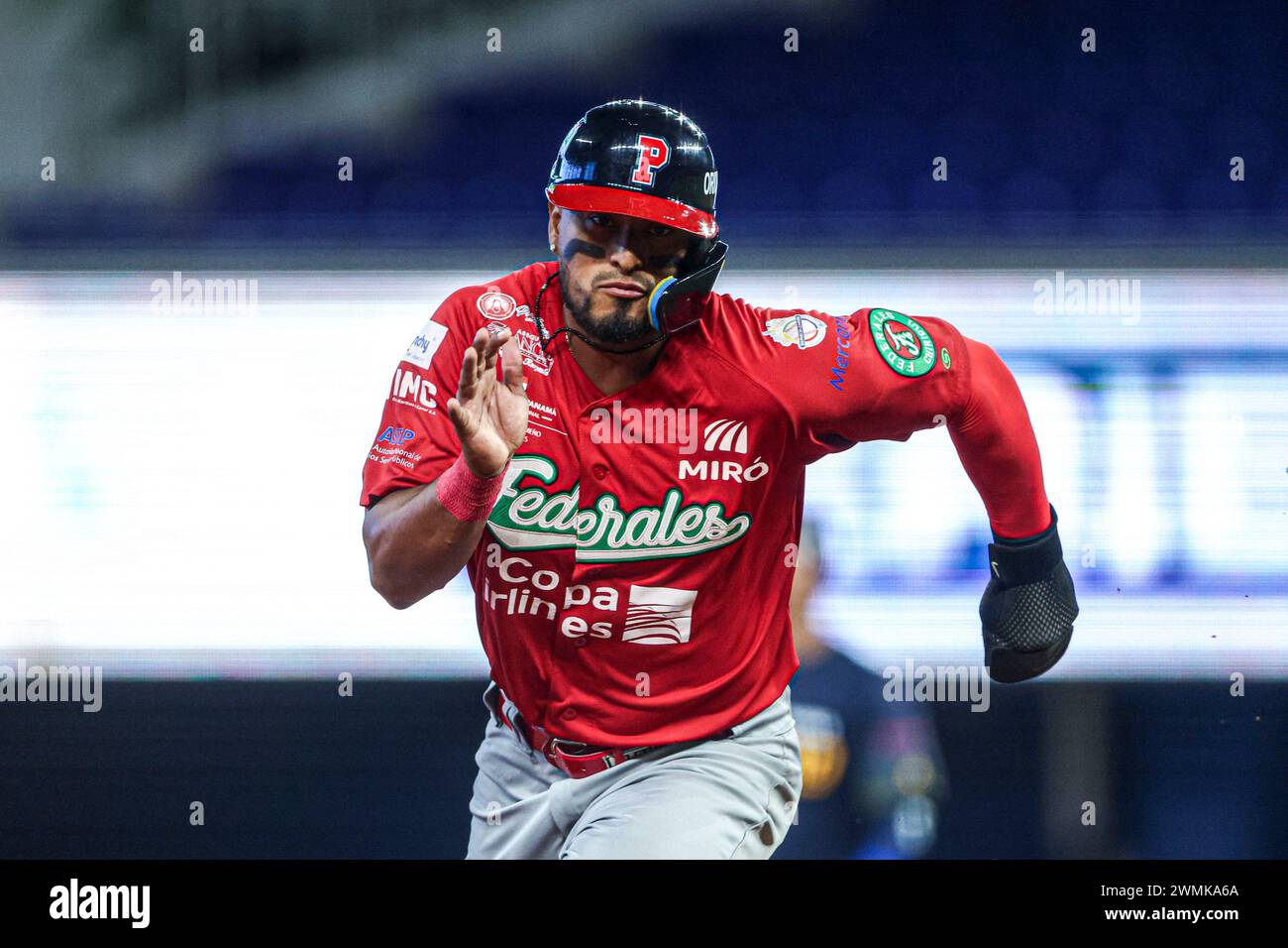 MIAMI, FLORIDA - FEBRUARY 2: Johnny Santos (21) of Los Federales de ...
