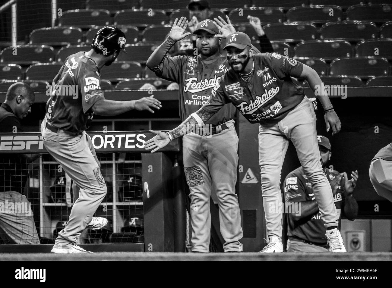 MIAMI, FLORIDA - FEBRUARY 2: Johnny Santos (21) of Los Federales de ...