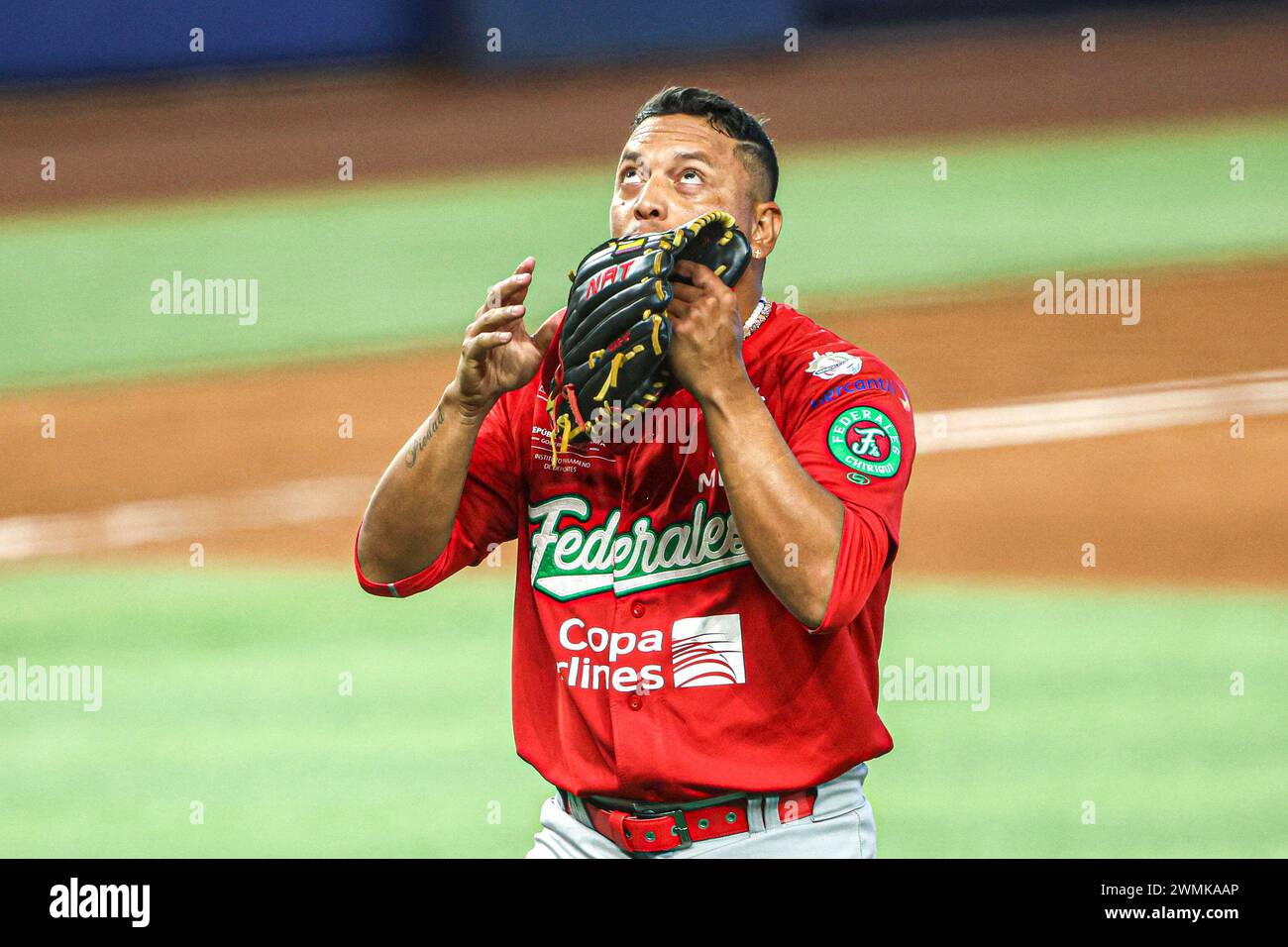MIAMI, FLORIDA - FEBRUARY 2: Ronald Ramirez relief pitcher of Los ...