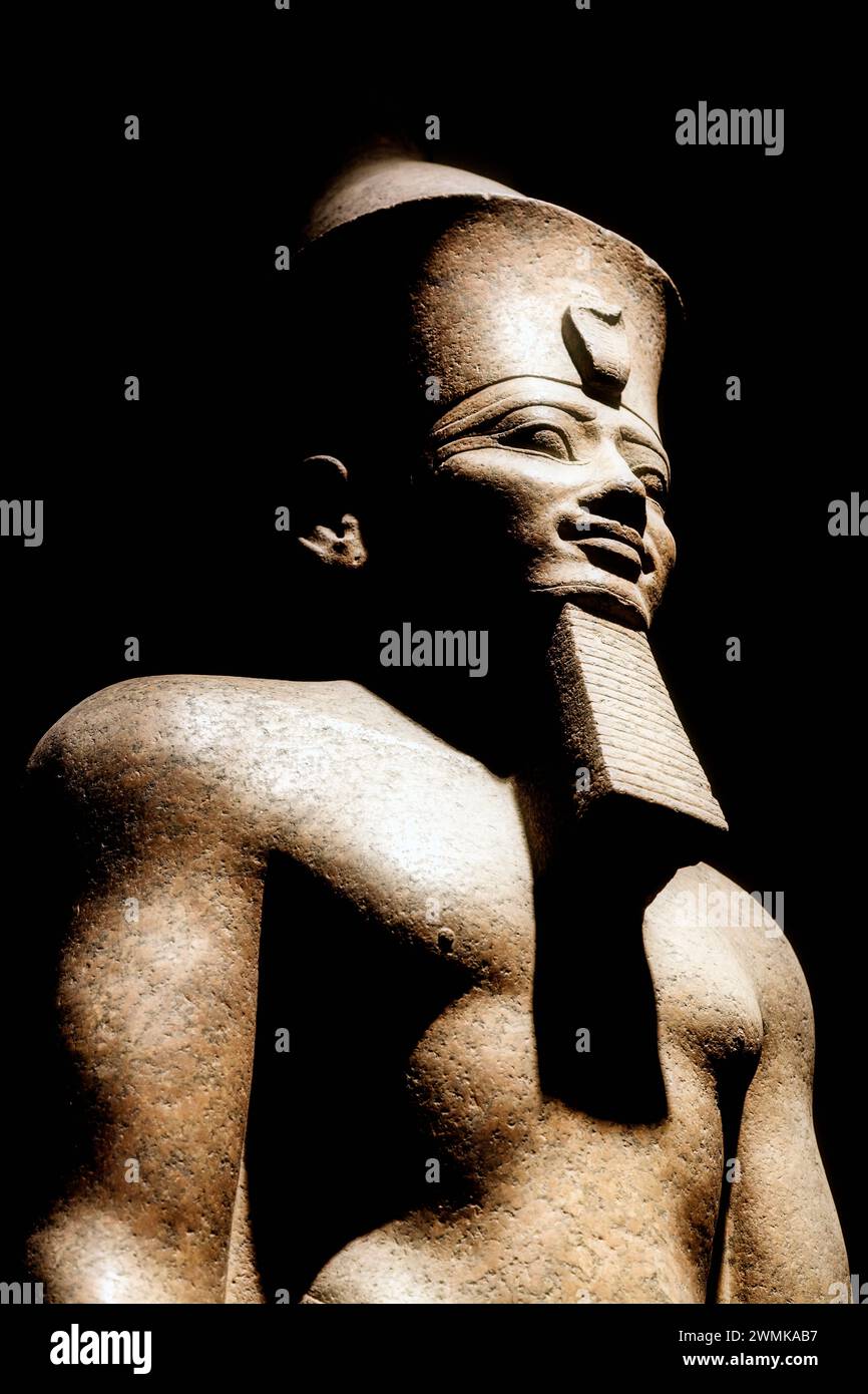 NA,Statue of Ramses II known as Ramses the Great, Cairo Grand Museum ...