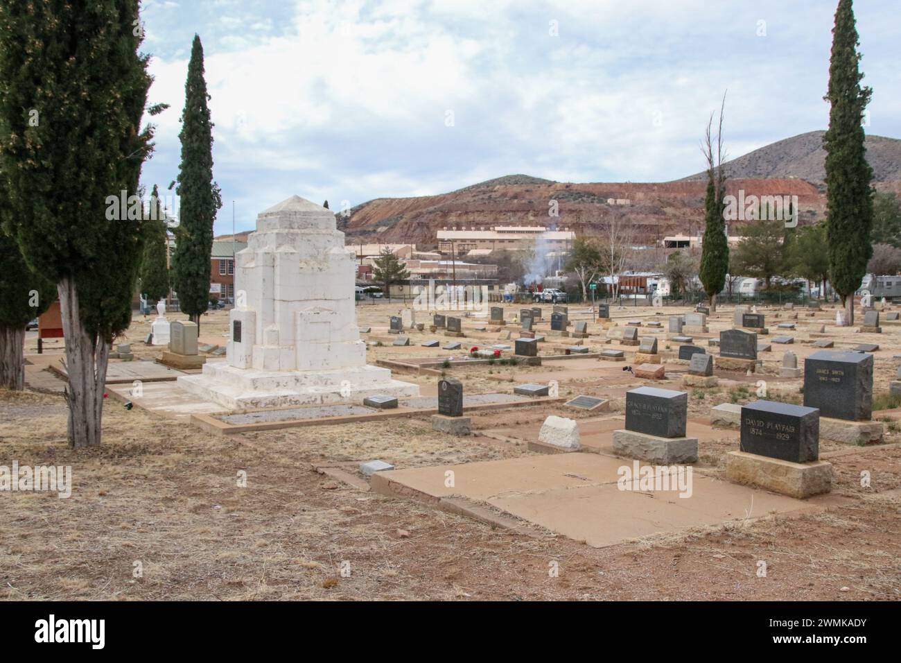 Evergreen Cemetery, Bisbee, Arizona Stock Photo - Alamy