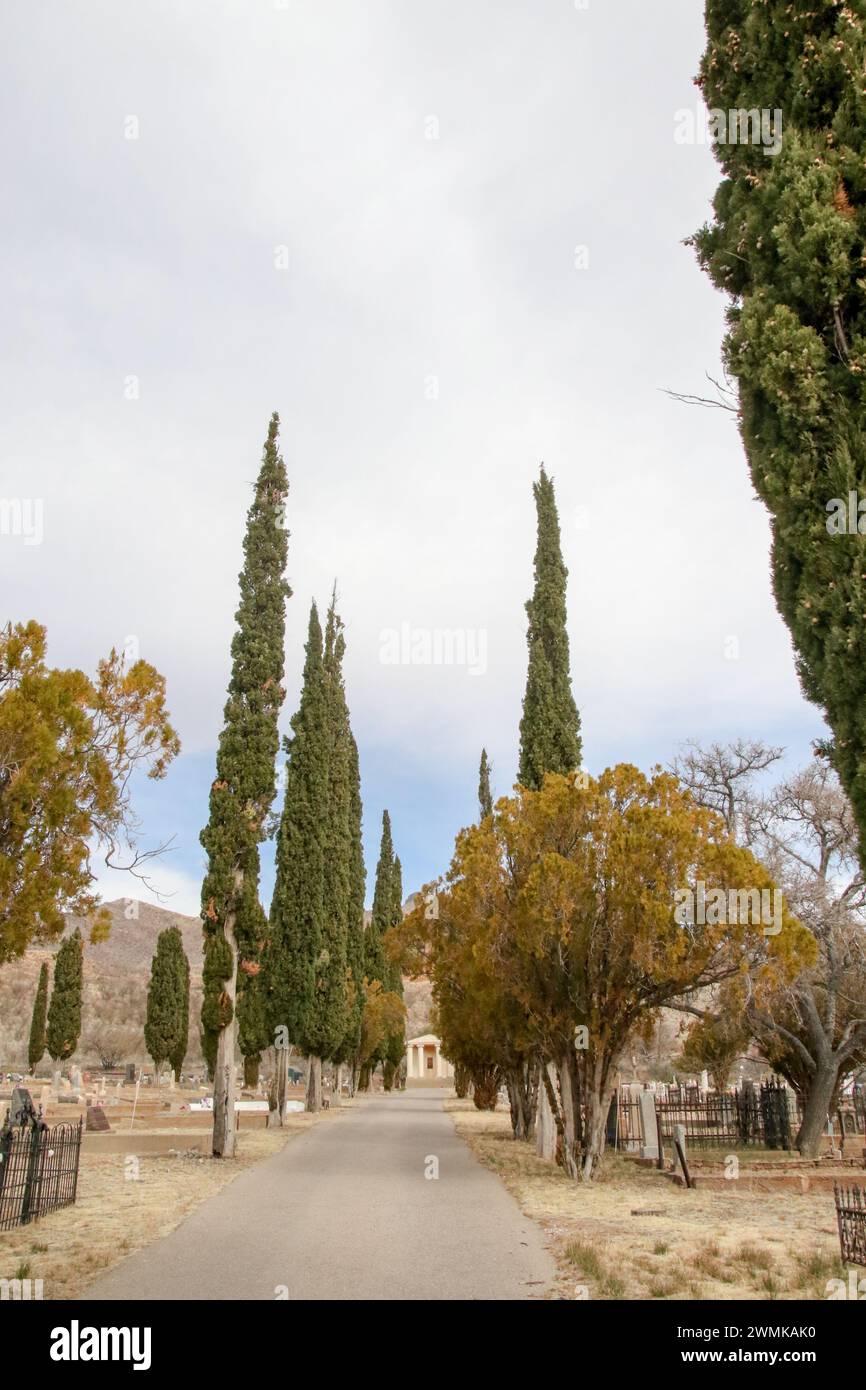 Evergreen Cemetery, Bisbee, Arizona Stock Photo - Alamy