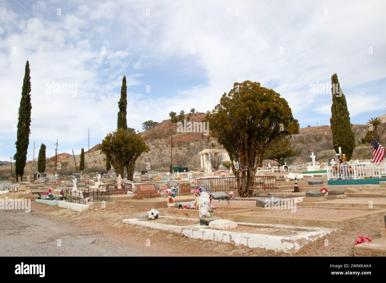 Evergreen Cemetery, Bisbee, Arizona Stock Photo - Alamy