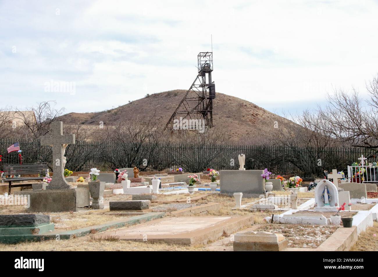 Evergreen Cemetery, Bisbee, Arizona Stock Photo - Alamy