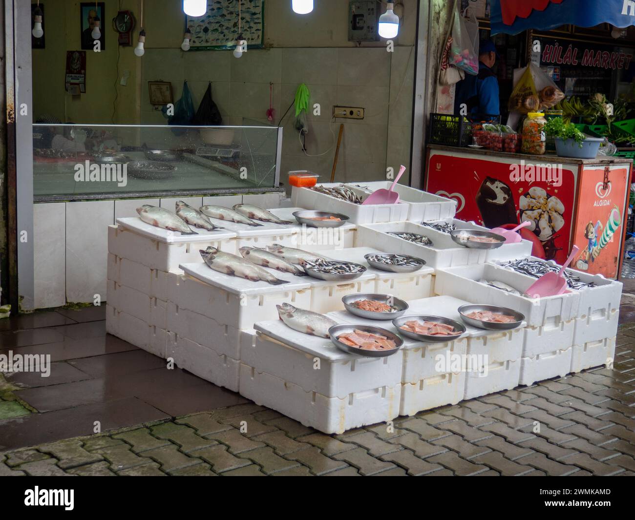 Batumi, Georgia. 02.20.2024 Small business. Asia. A local's shop. Sale ...