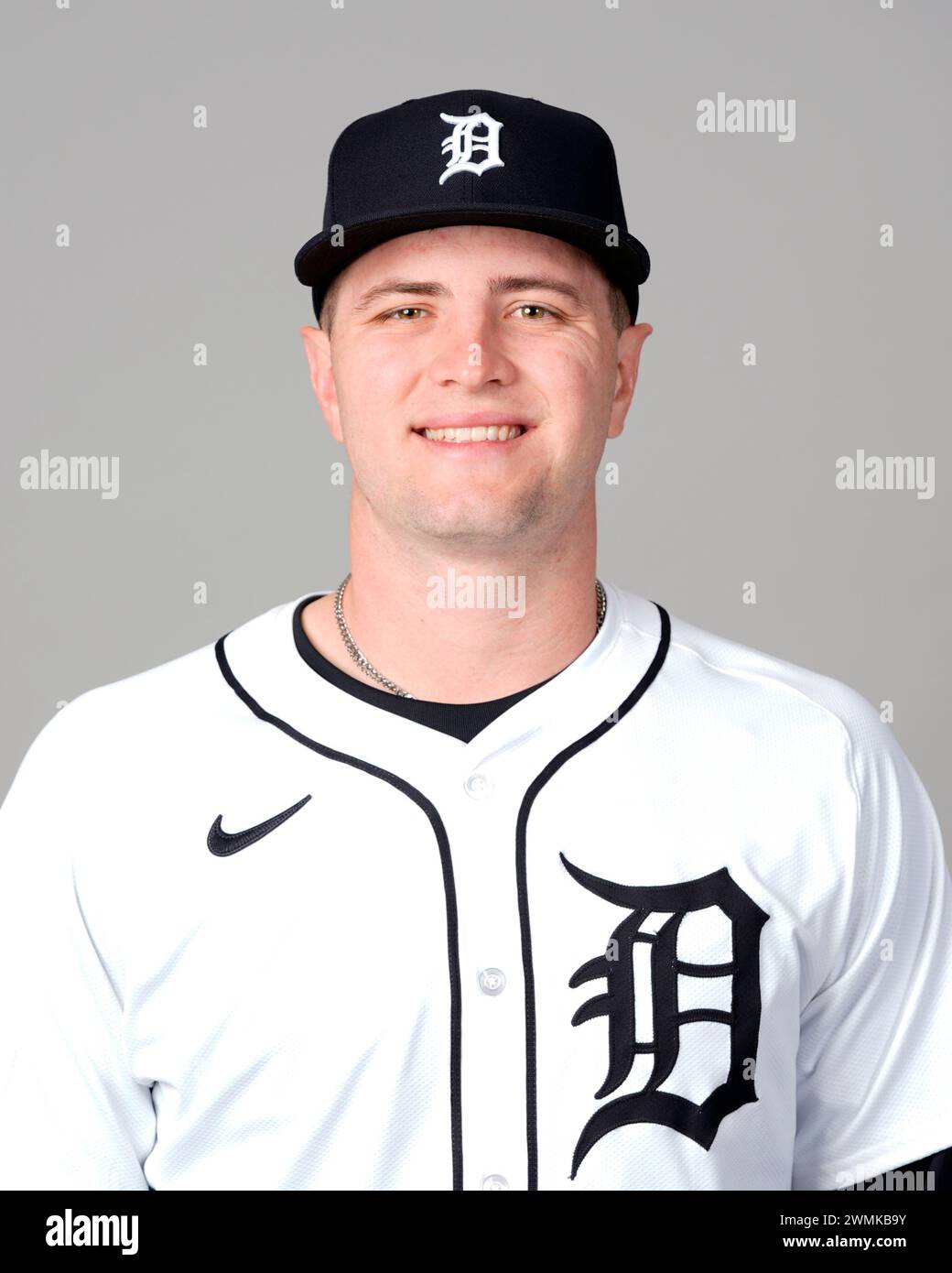 This is a 2024 photo of Jace Jung of the Detroit Tigers MLB baseball ...