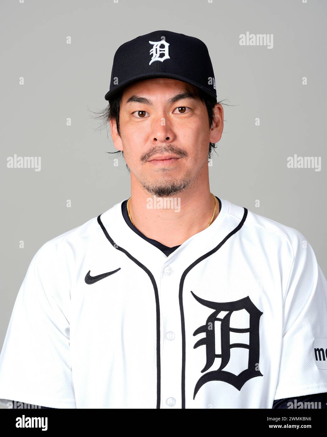 This is a 2024 photo of Kenta Maeda of the Detroit Tigers MLB baseball ...