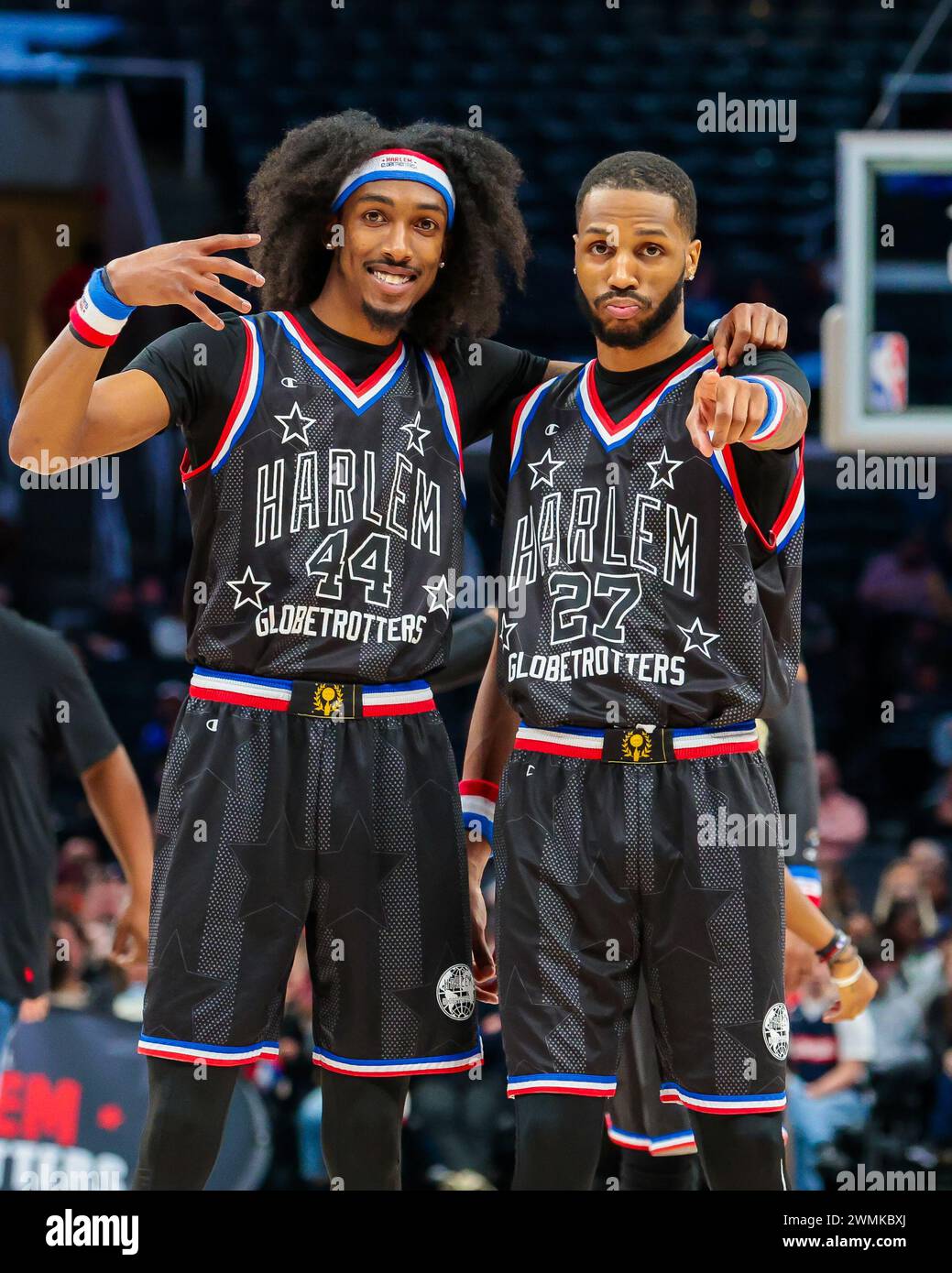 Los Angeles, United States. 25th Feb, 2024. The Harlem Globetrotters ...