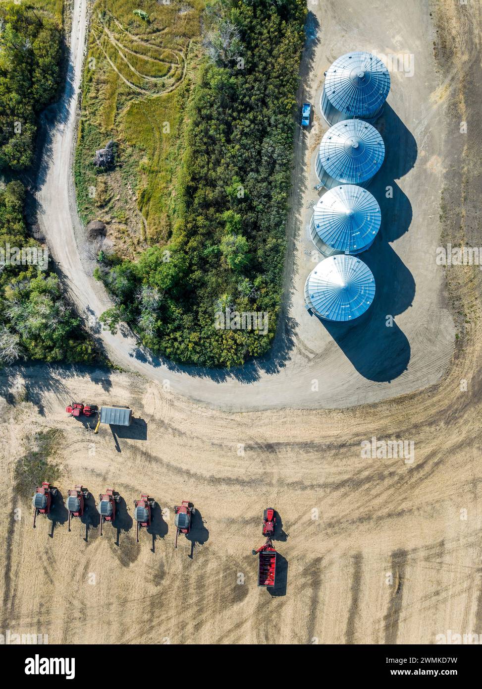 Grain storage aerial hi-res stock photography and images - Alamy