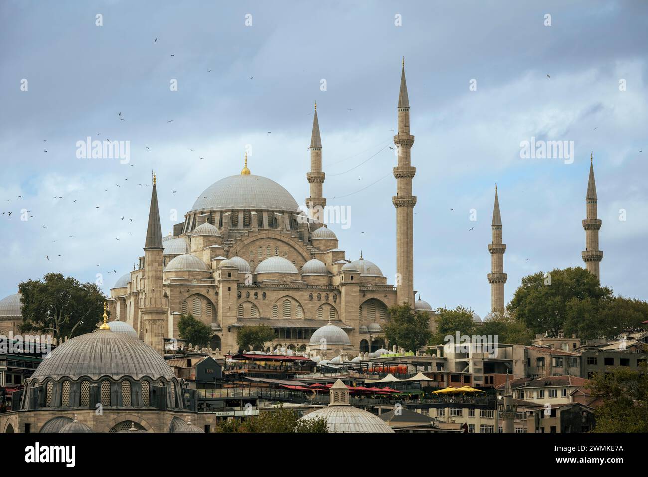 Suleymaniye Mosque on top of the hill; Istanbul, Turkey Stock Photo - Alamy